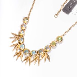 J. Crew | Jewelry | Jcrew Color Crystal Tussle Statement Necklace ...